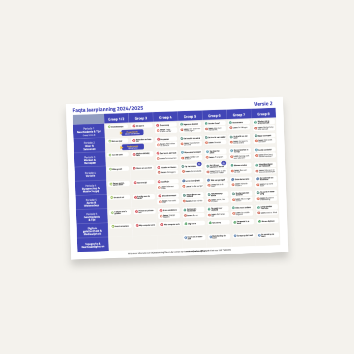 Faqta | Webshop | 10% korting op alle basisplanningen